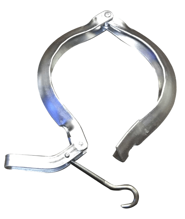 Vactor / Vac-Con / Hydrovac Truck Flat Flange Quick Clamp w/Hook (QC ...