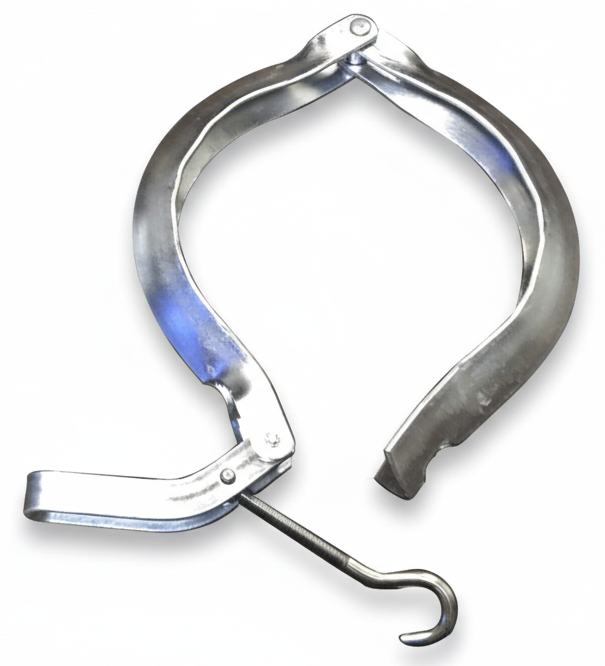 Vactor / Vac-Con / Hydrovac Truck Flat Flange Quick Clamp w/Hook (QC ...